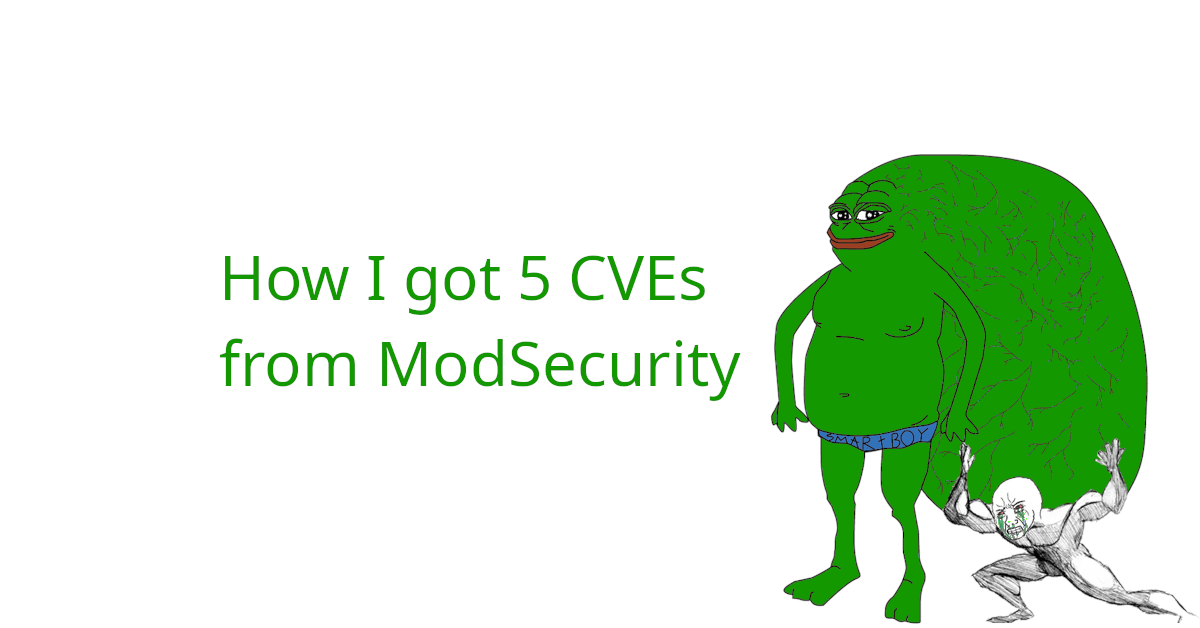 ReDOS in ModSecurity | Somdev Sangwan